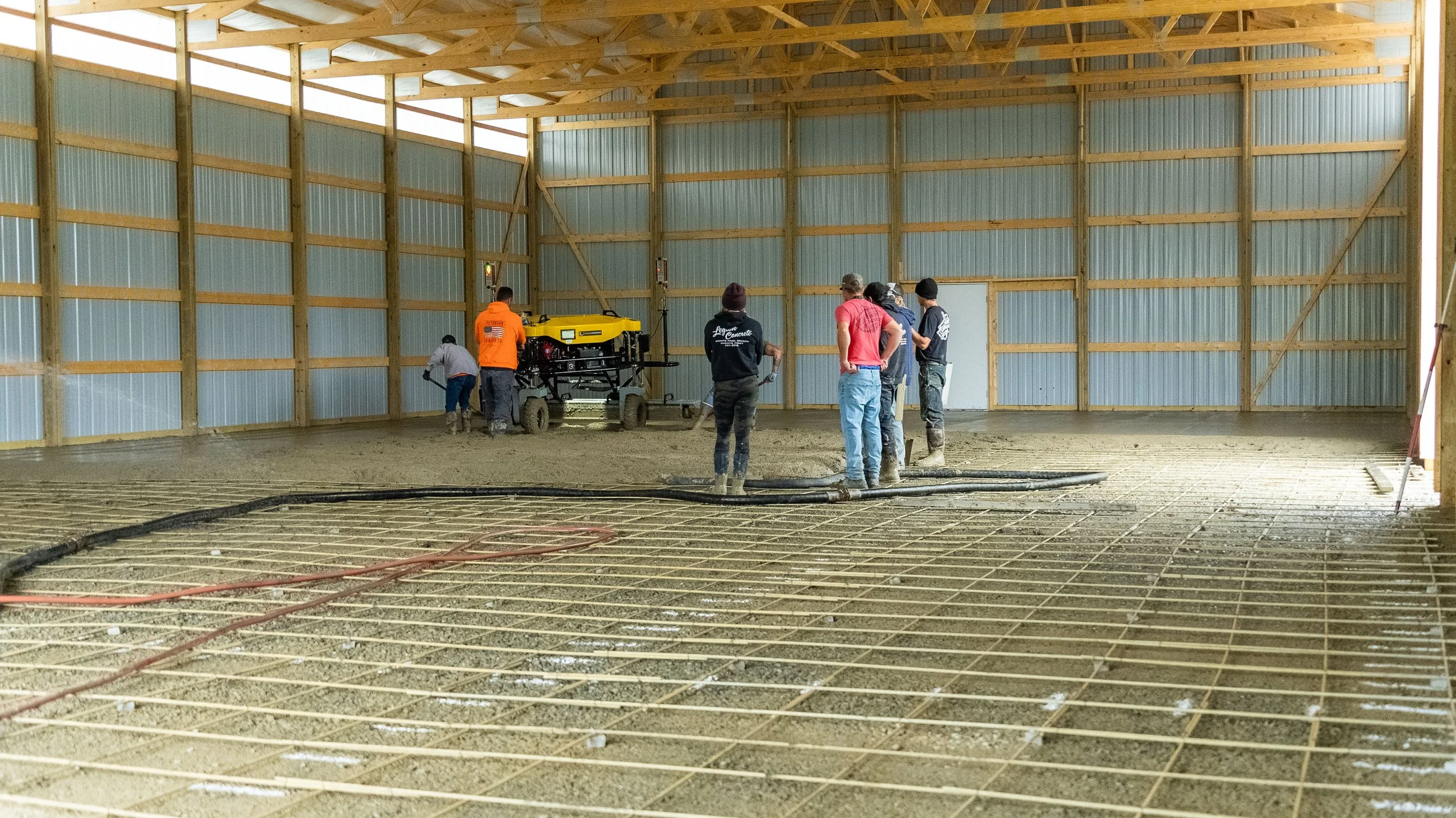 Barn Slab — Legion Concrete LLC
