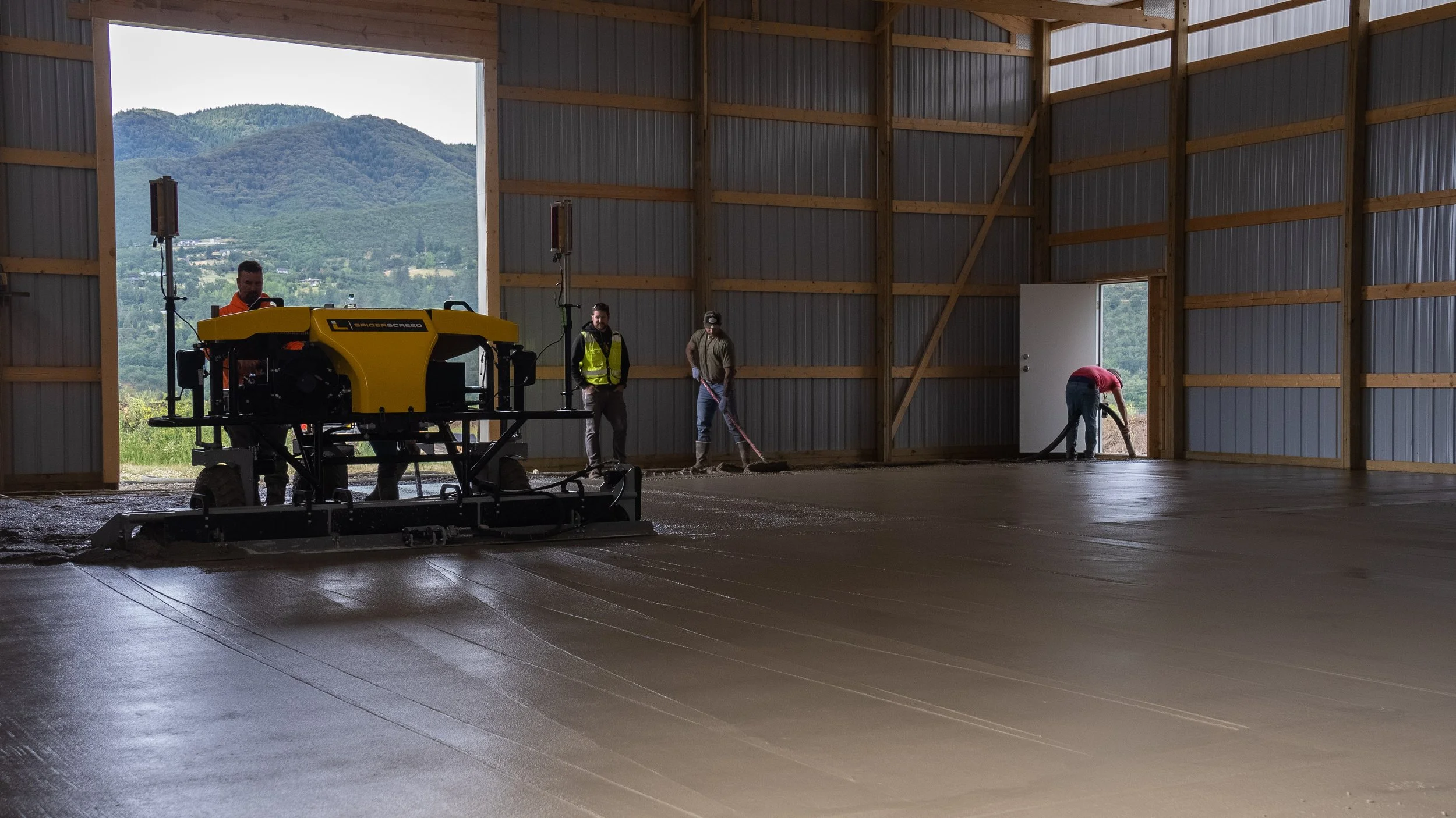 Barn Slab — Legion Concrete LLC