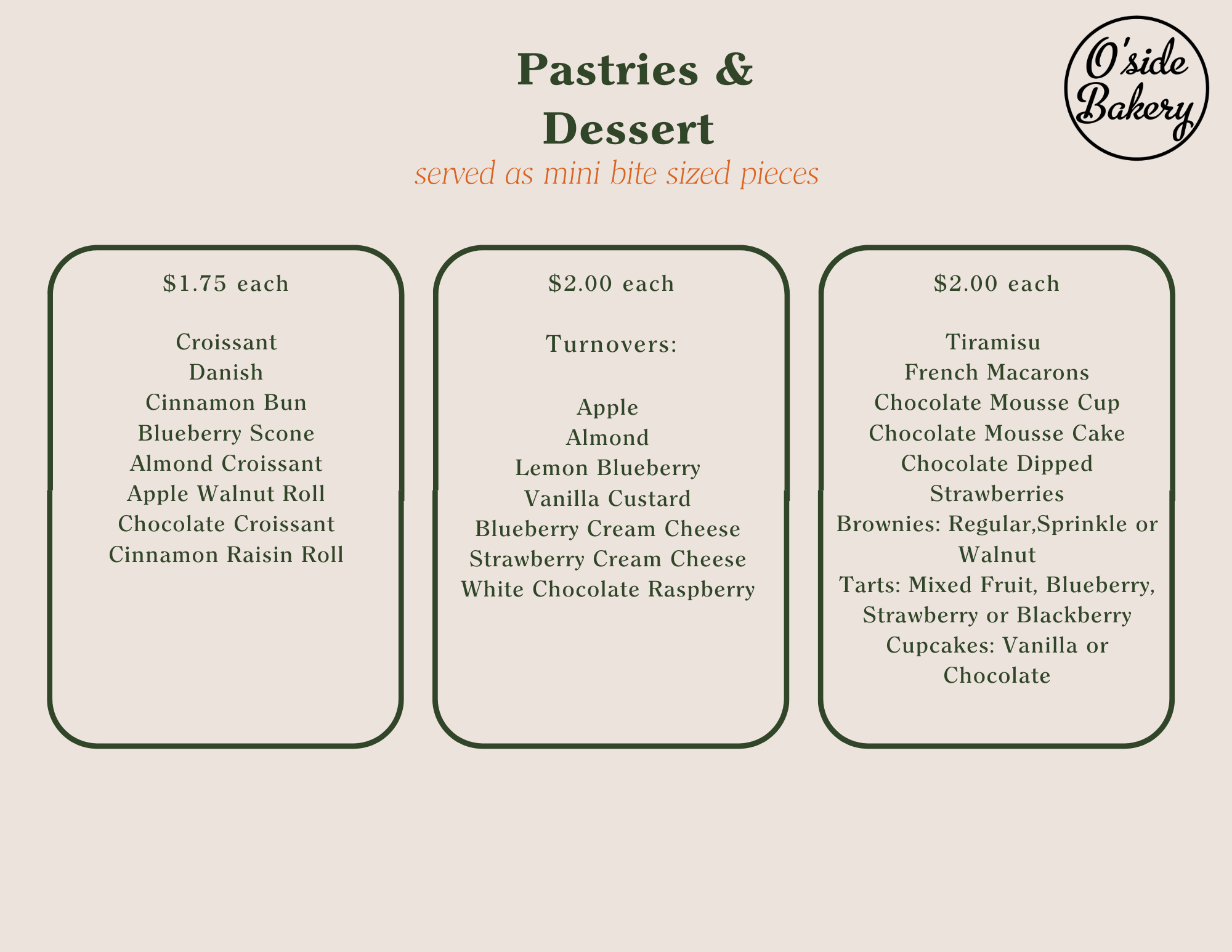 Gallery 1 — O'side Bakery