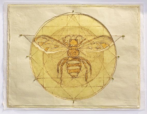 Vitruvius Bee (Green) - Studio Bronwyn Berman Jewellery & Artwork
