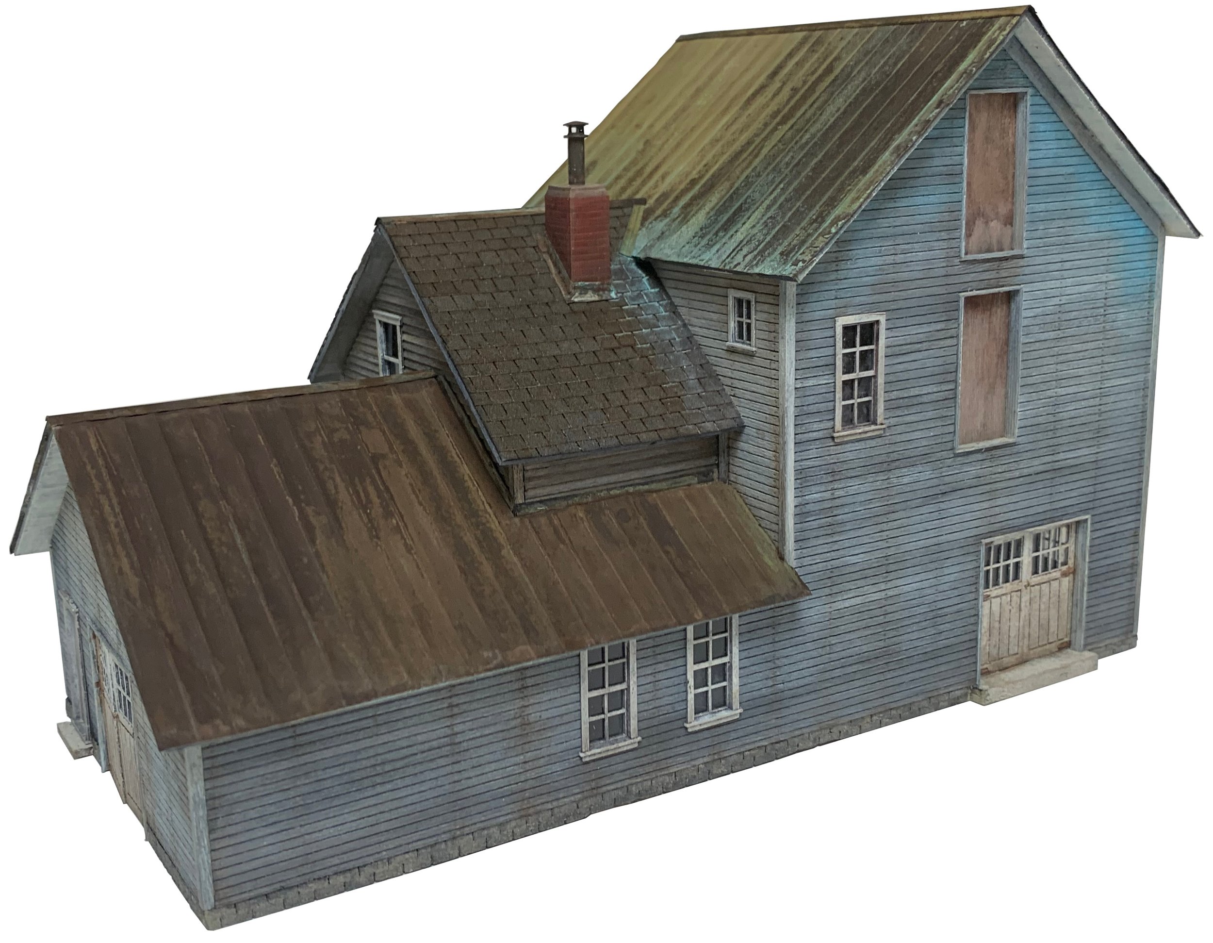 HO SCALE FISH AND SEAFOOD MARKET CRAFTSMAN KIT — HUDSON RIVER MODEL COMPANY