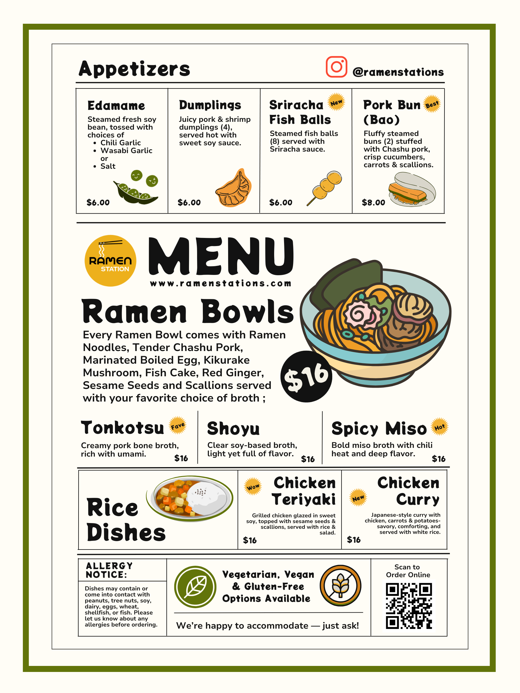 Menu — Ramen Station
