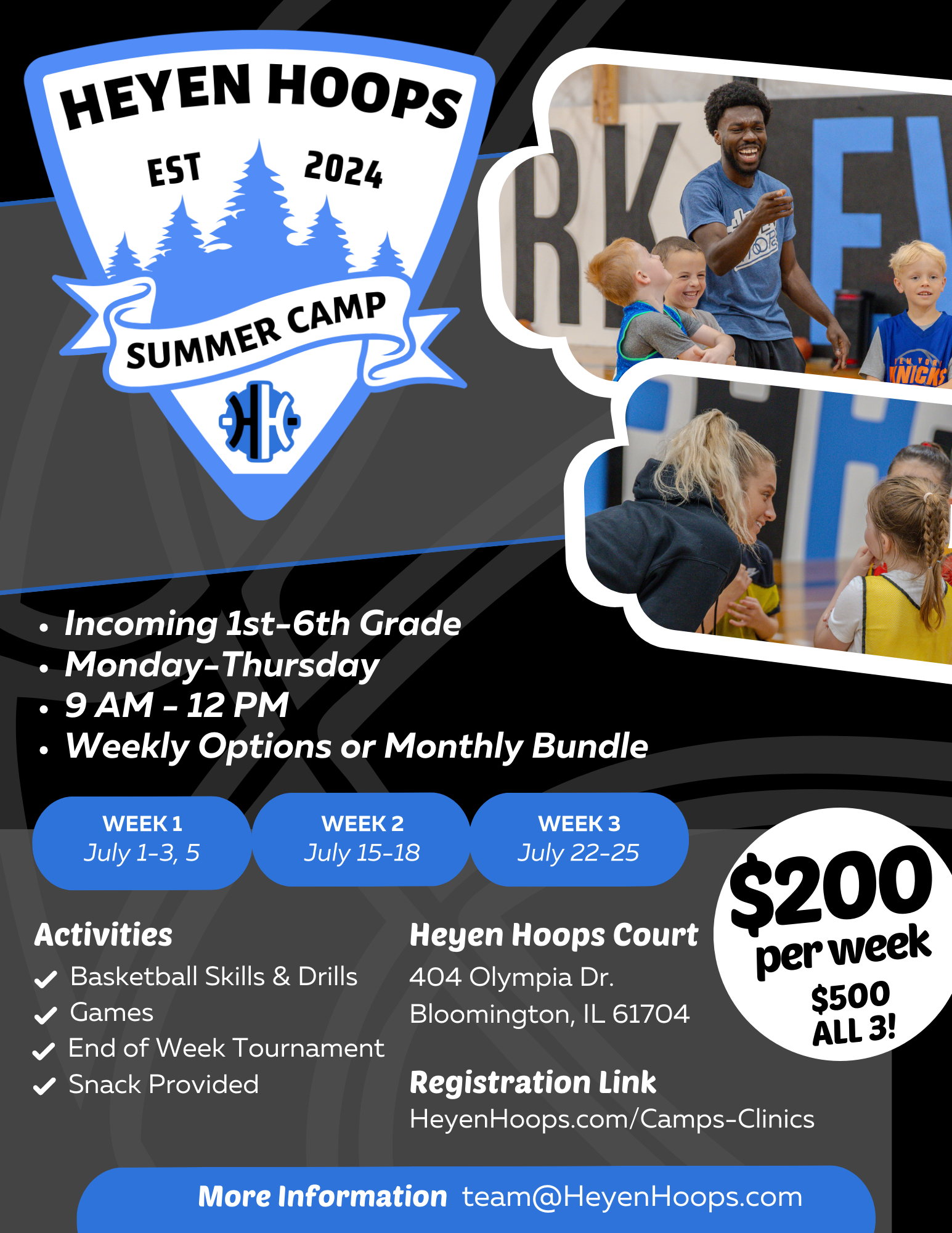 Camps/Clinics — Heyen Hoops