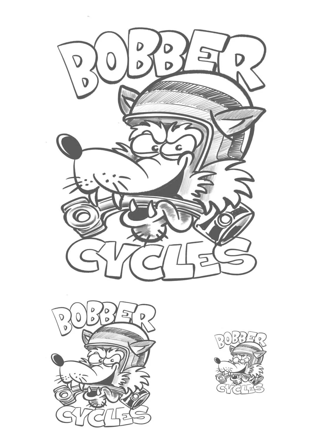 Step by step: drawing a couple of t-shirts graphics in a lowbrow kustom ...