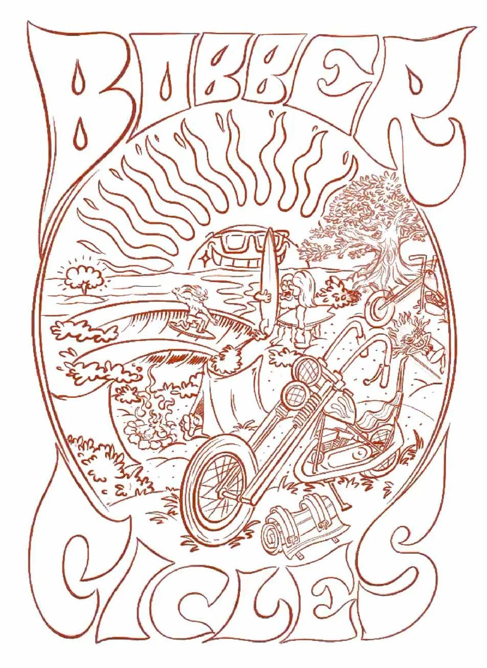 Step by step: drawing a couple of t-shirts graphics in a lowbrow kustom ...