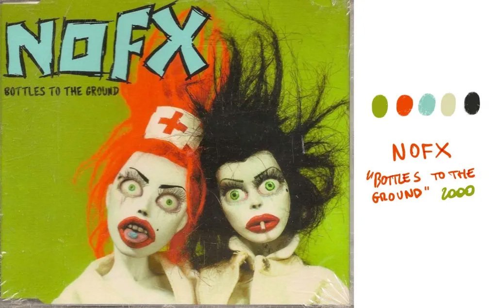 8 Awesome inspirational color palettes from punk rock records — Joe ...