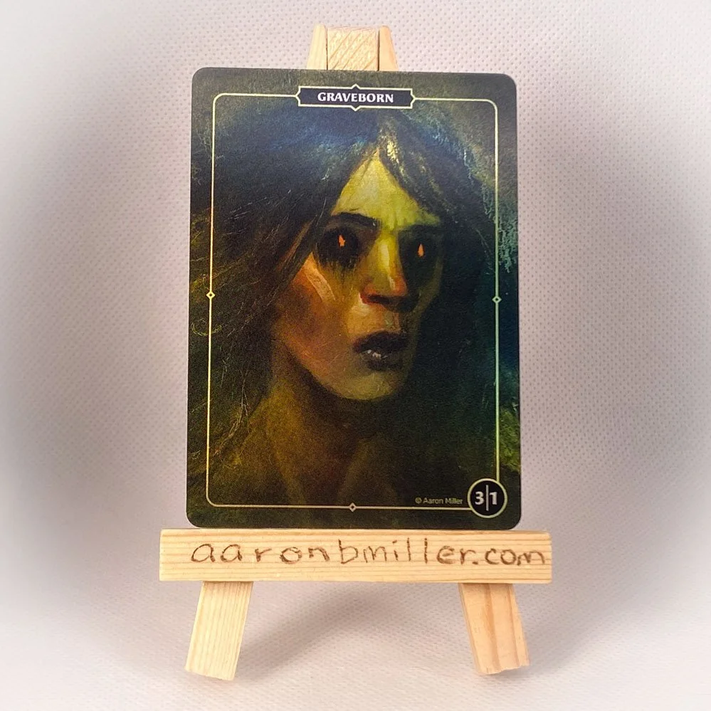 ELEMENTAL TOKEN: 4/4 SYLVAN — Aaron Miller Illustration