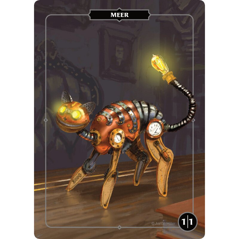 ELEMENTAL TOKEN: 1/0 BLUE — Aaron Miller Illustration