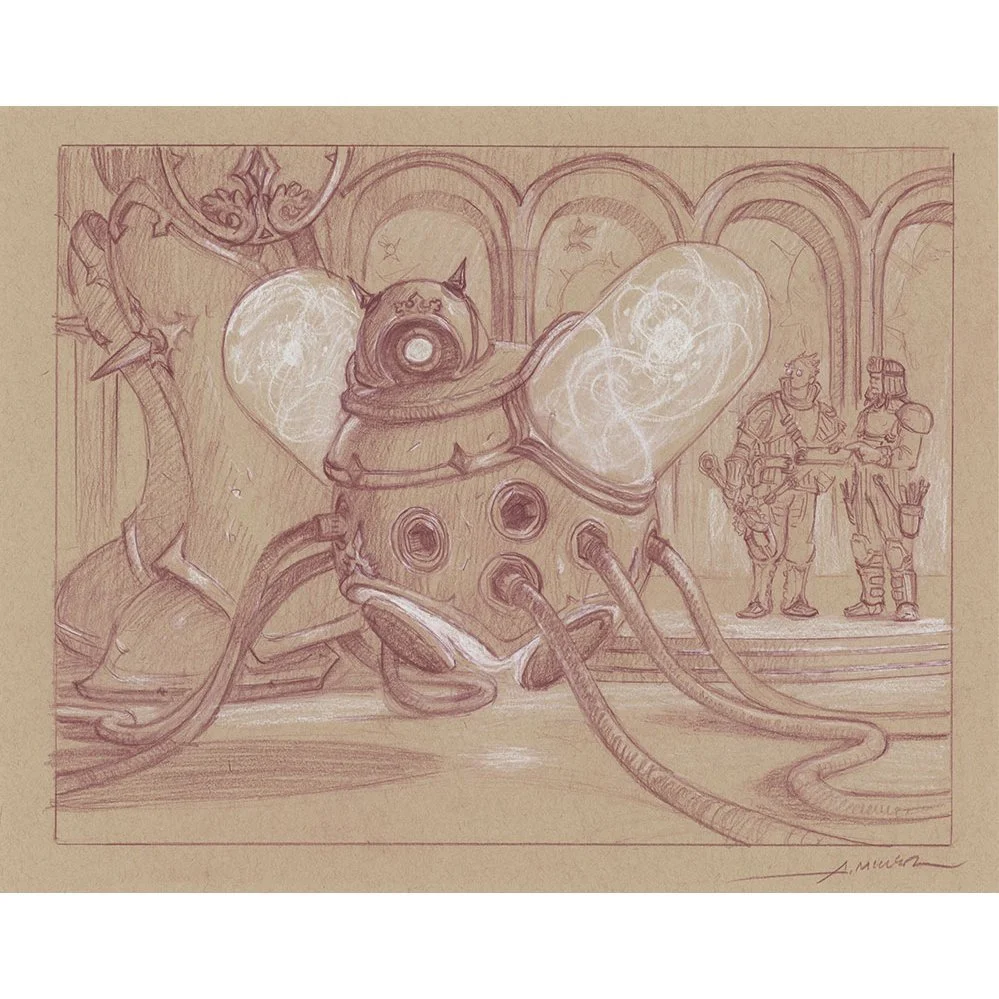 VENOMOUS CHANGELING ORIGINAL DRAWING — Aaron Miller Illustration
