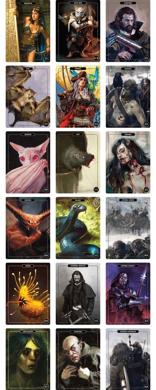 Custom MTG Tokens for Magic the Gathering — Aaron Miller Illustration