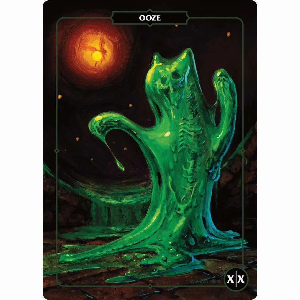 OOZE METAL TOKEN: CAT 1/1 — Aaron Miller Illustration