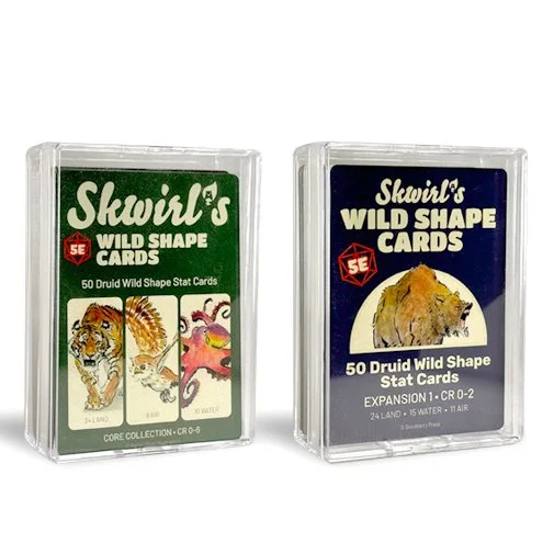 Skwirl's Wild Shape Cards–Core Set of 50 — Aaron Miller Illustration