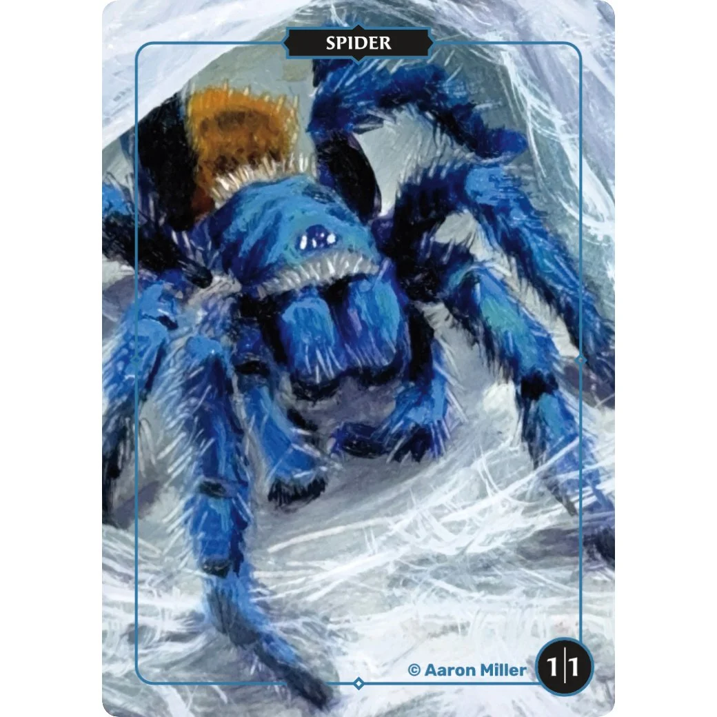 SPIDER TOKEN: SHADOW — Aaron Miller Illustration
