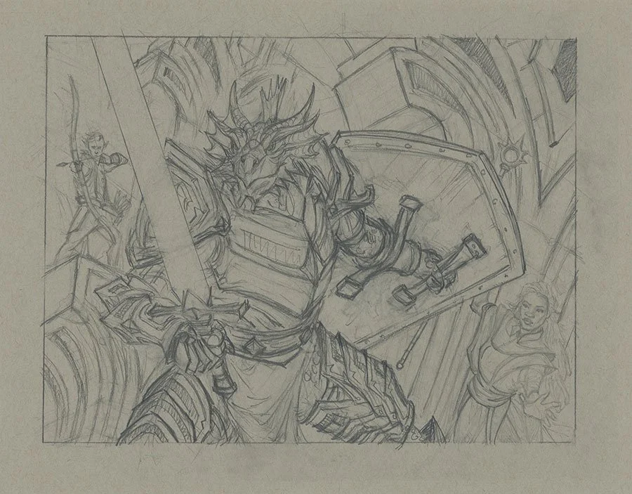 Nadaar, Selfless Paladin — Aaron Miller Illustration