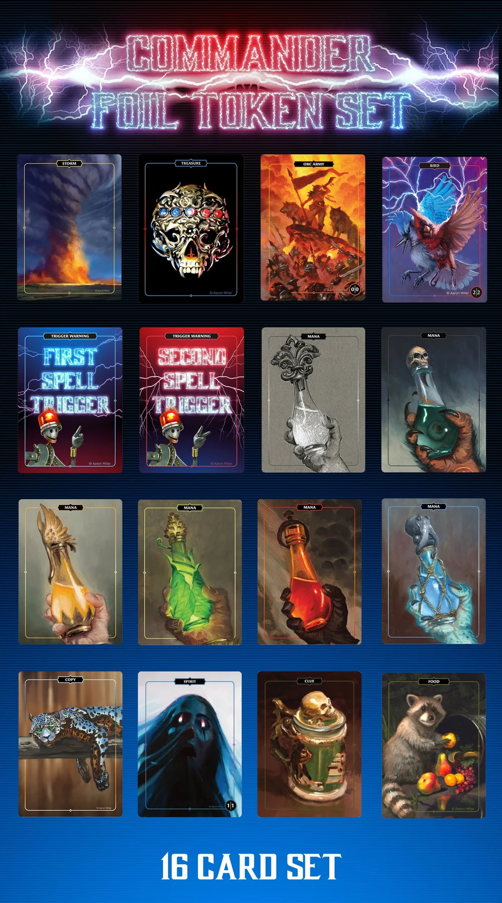 Custom MTG Tokens for Magic the Gathering — Aaron Miller Illustration