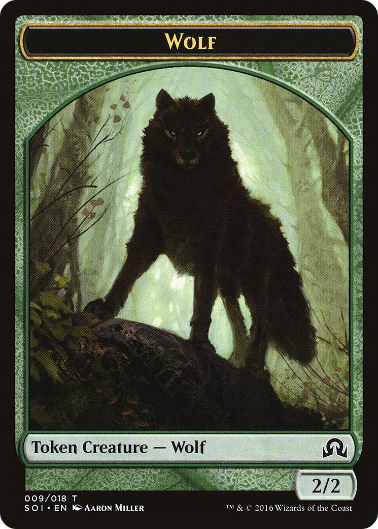 Wolf Token — Aaron Miller Illustration