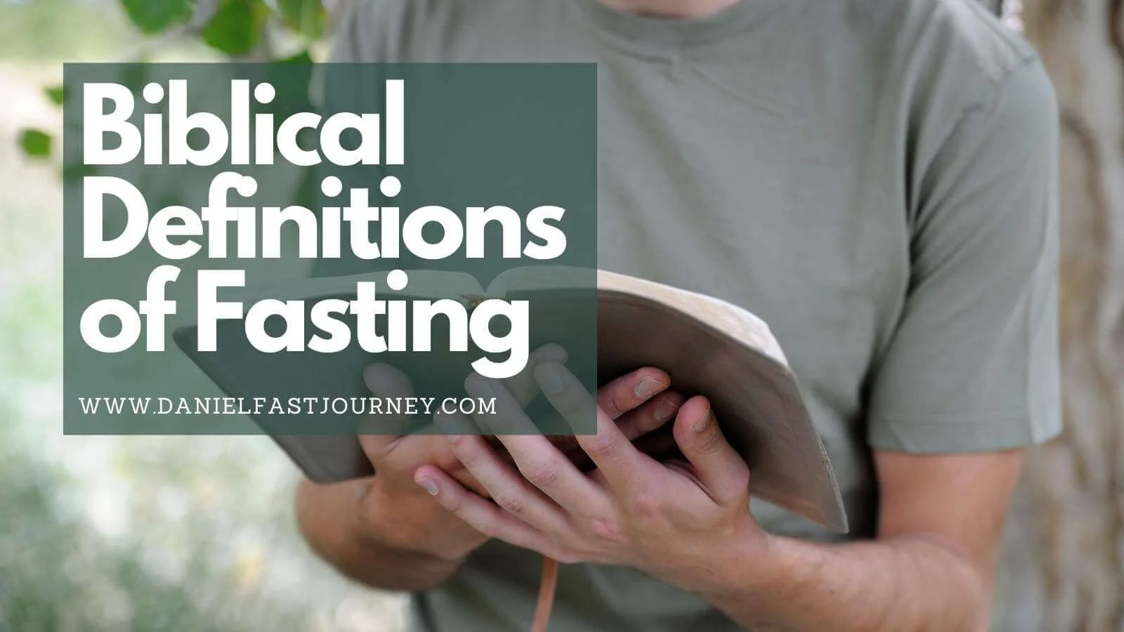 4 Types of Christian Fasts in the Bible — Daniel Fast Journey