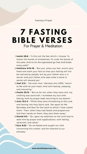 17 Uplifting Prayers When Fasting Based on the Bible — Daniel Fast Journey