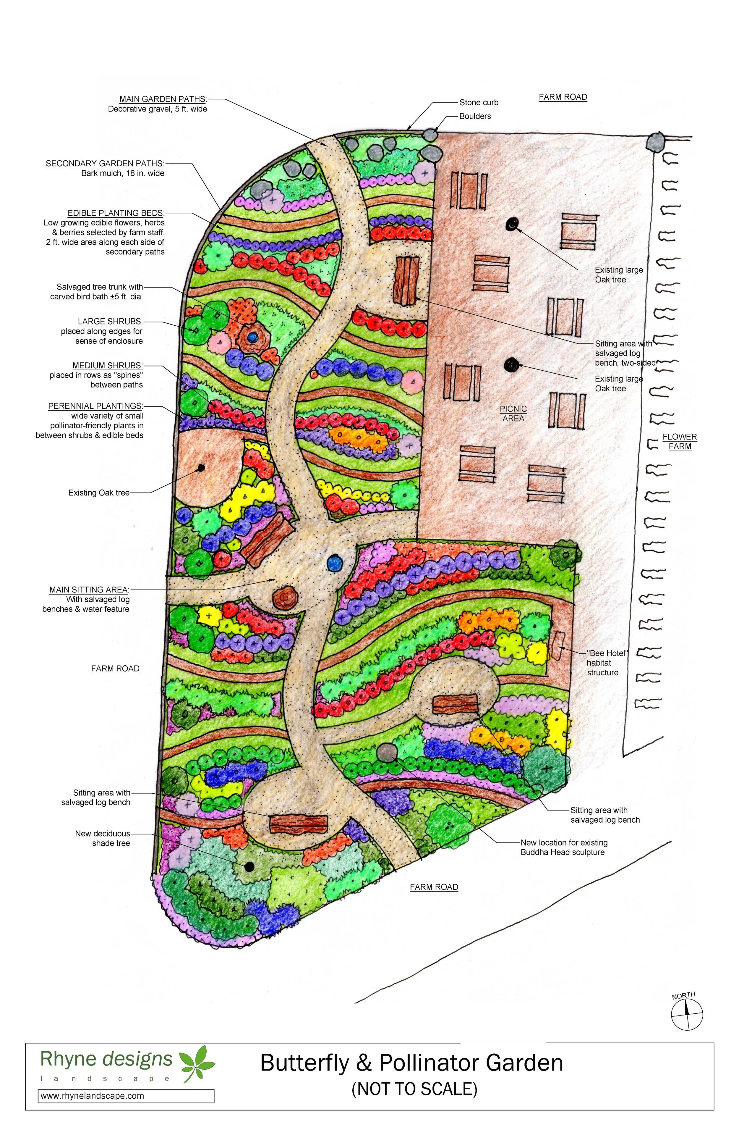 Sonoma Butterfly Garden — Rhyne Designs Landscape