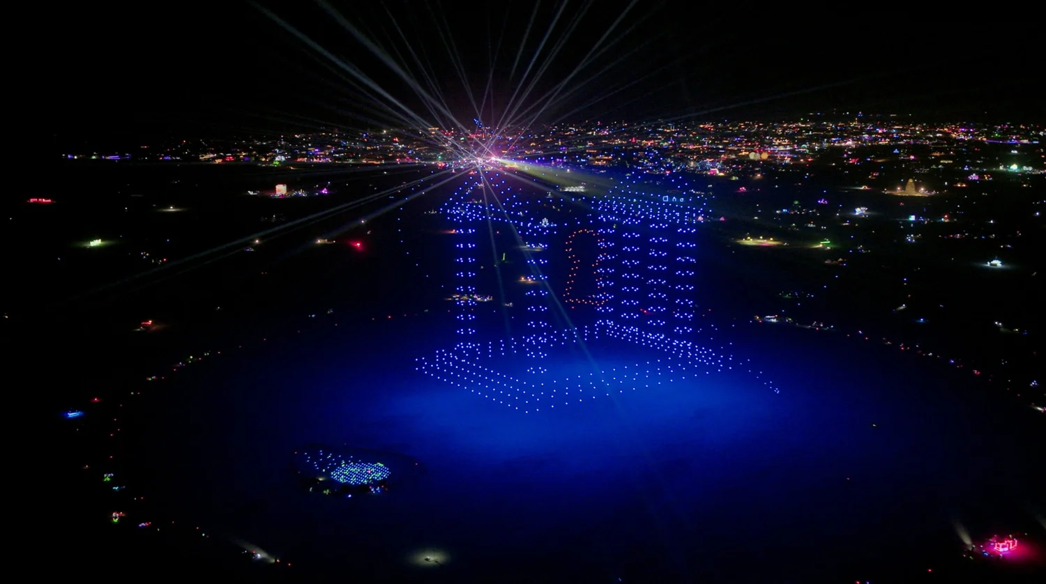 Unlocking the Mysteries | Burning Man 2023 Drone Show by House of Fabl