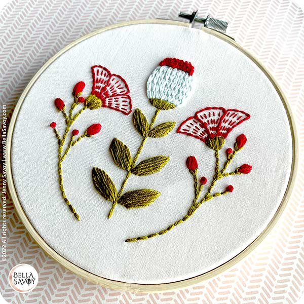 5 Basic Embroidery Stitches for Beginners — Bella Savoy