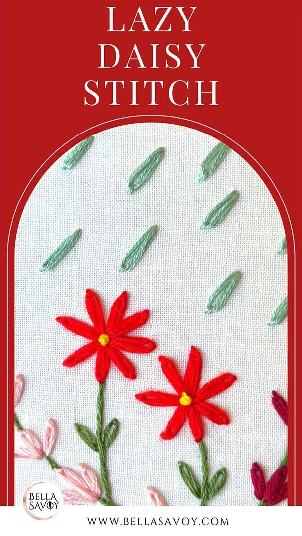 Lazy Daisy Stitch Tutorial Easy