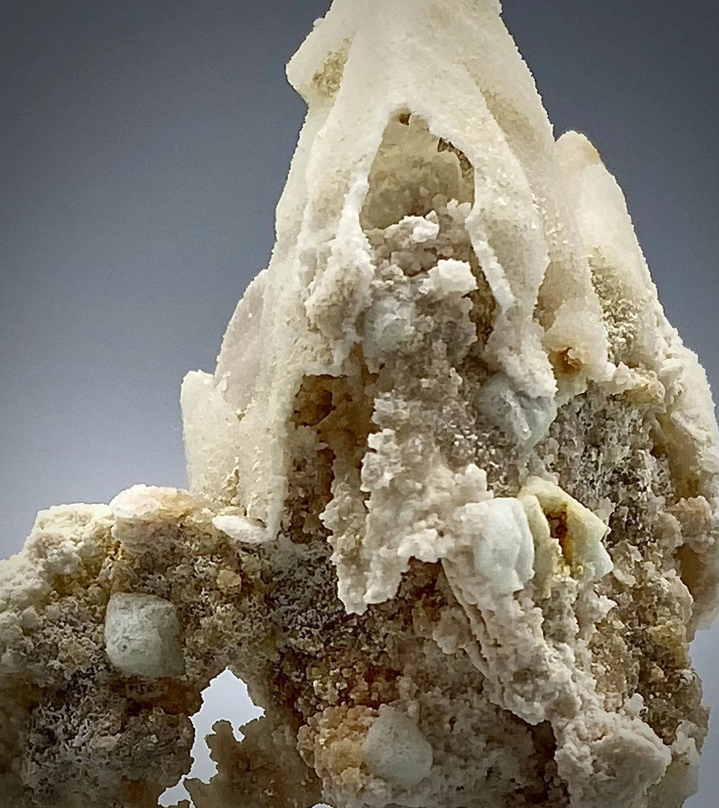 JB Gems and Minerals - Prase Quartz & Tremolite, Greece