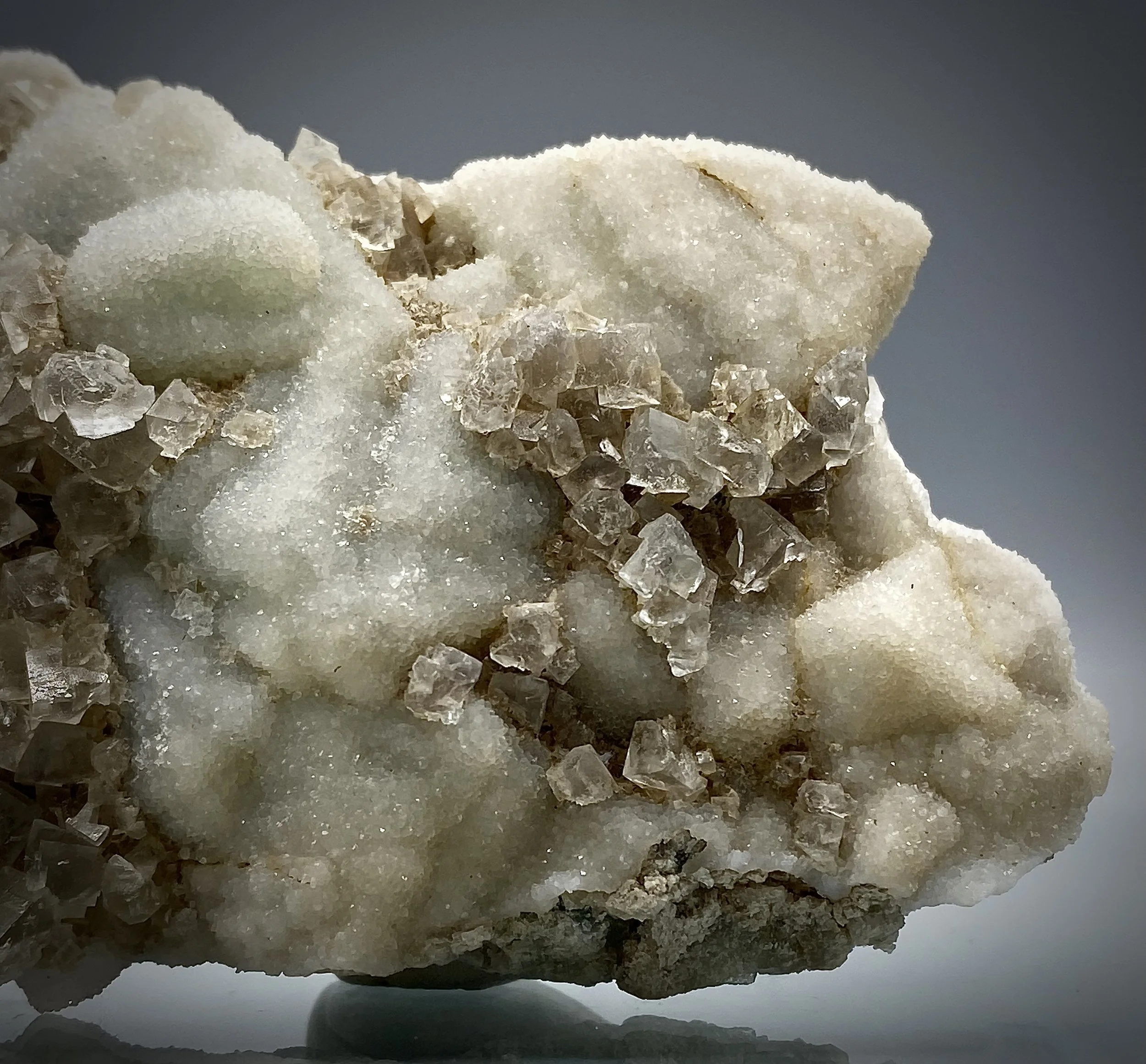 JB Gems and Minerals - Prase Quartz & Tremolite, Greece