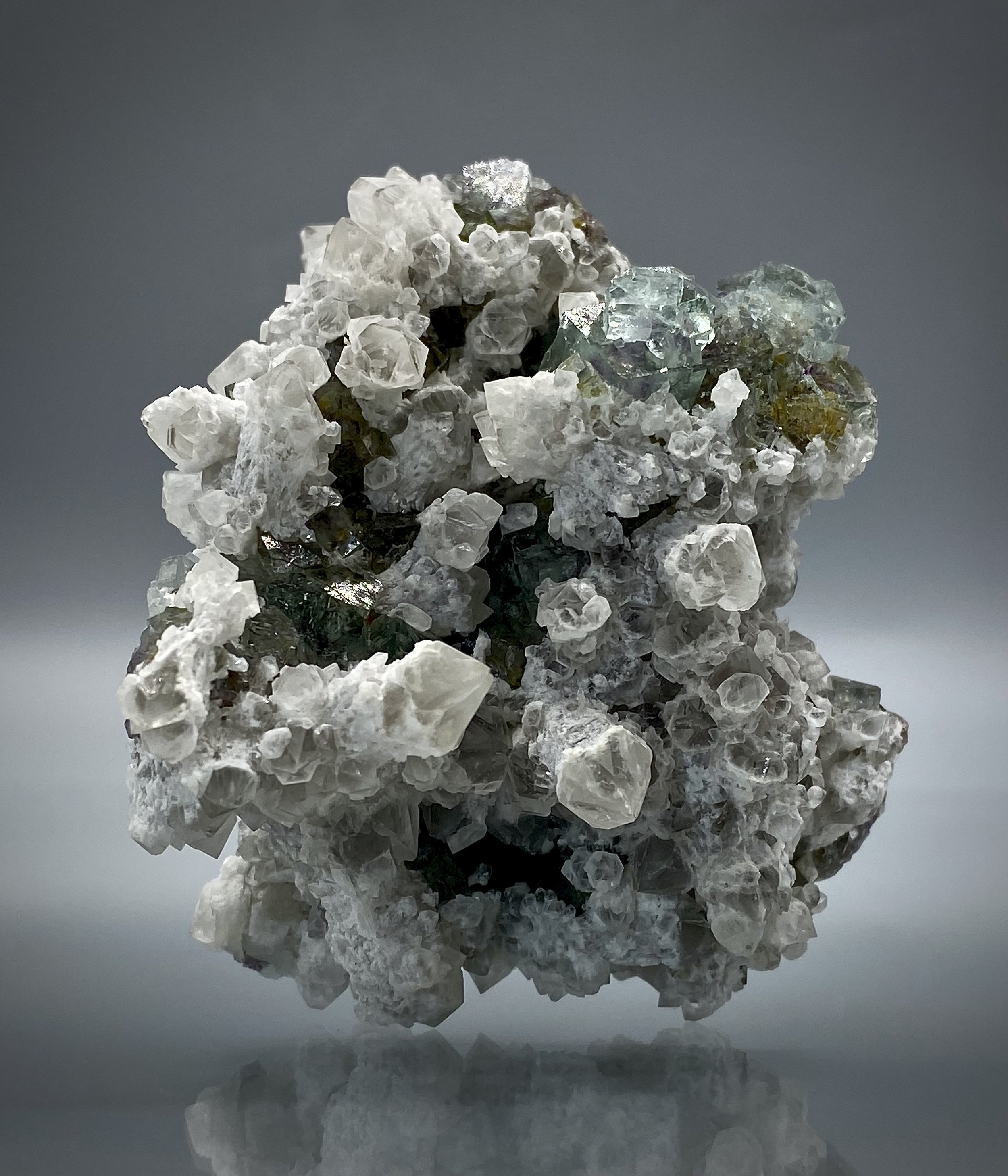 JB Gems and Minerals - Prase Quartz & Tremolite, Greece