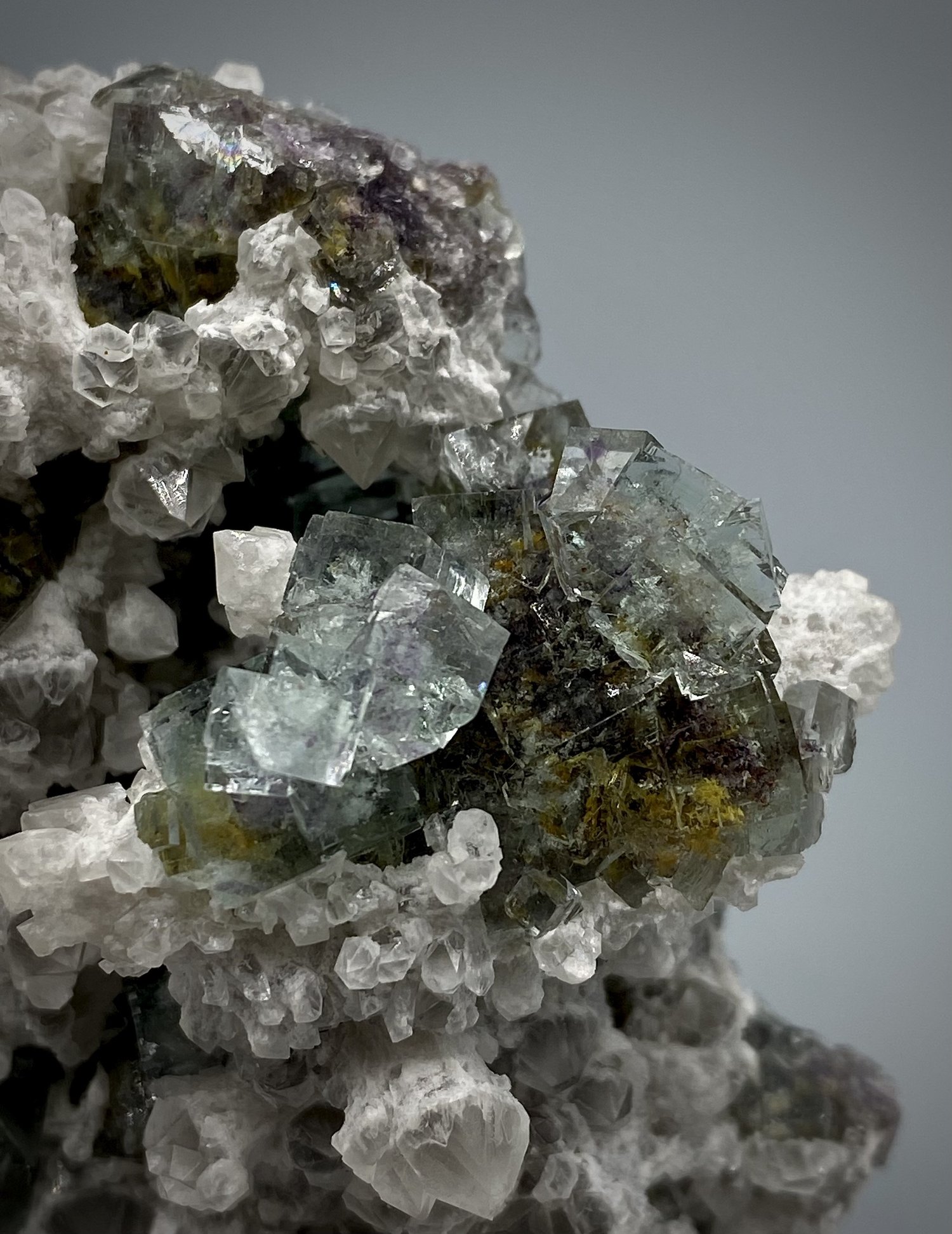 JB Gems and Minerals - Prase Quartz & Tremolite, Greece