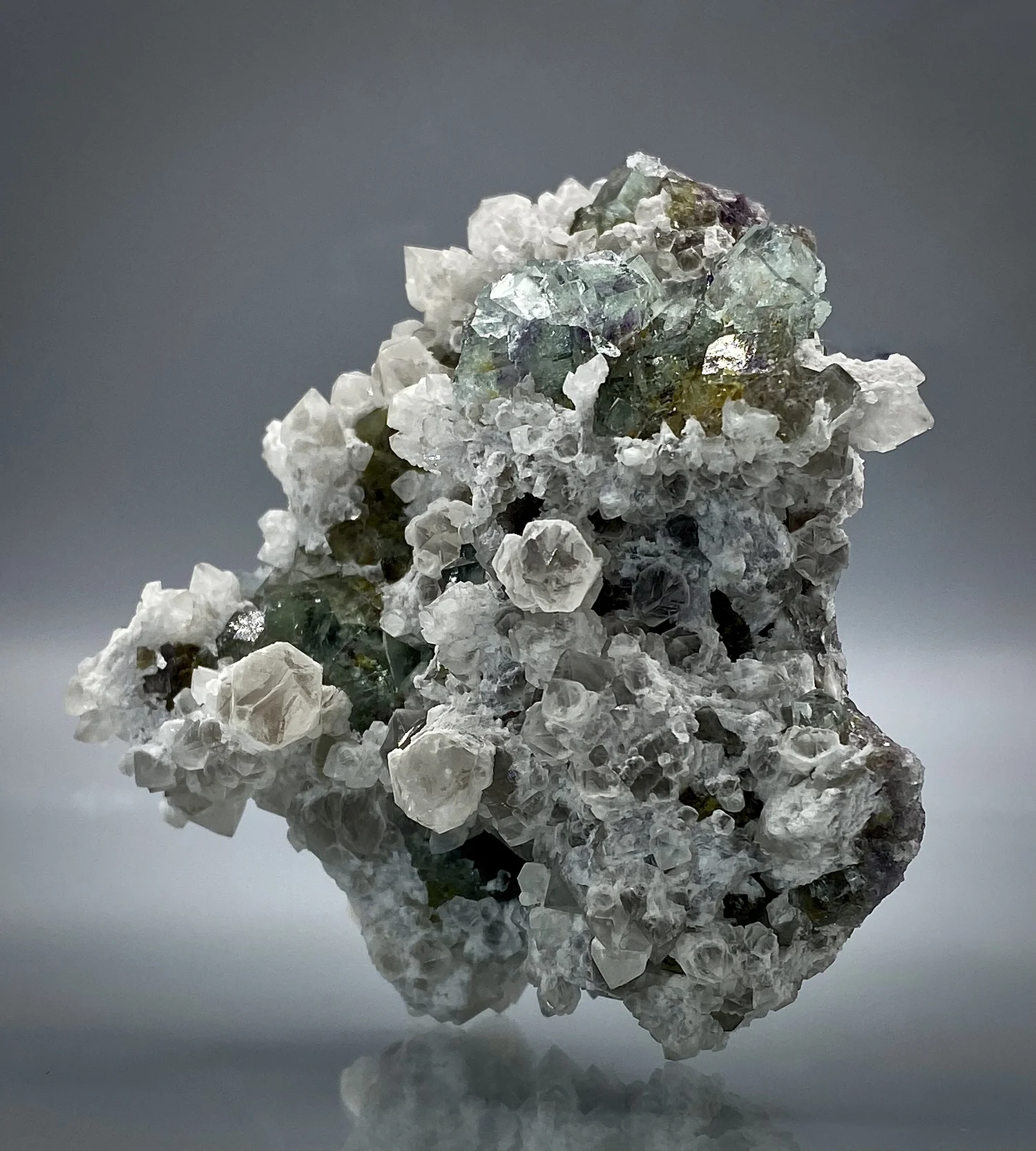 JB Gems and Minerals - Prase Quartz & Tremolite, Greece