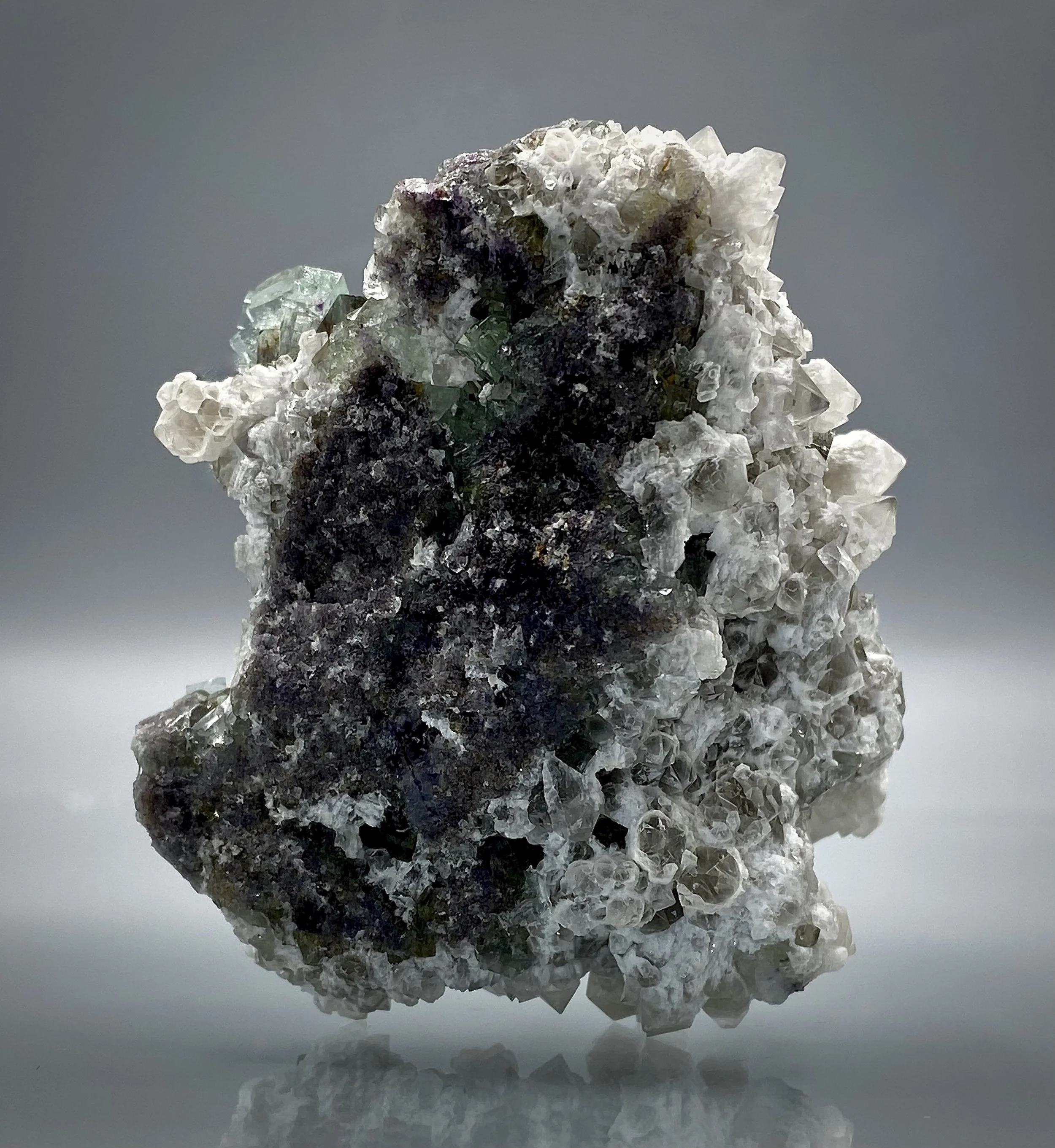 JB Gems and Minerals - Prase Quartz & Tremolite, Greece