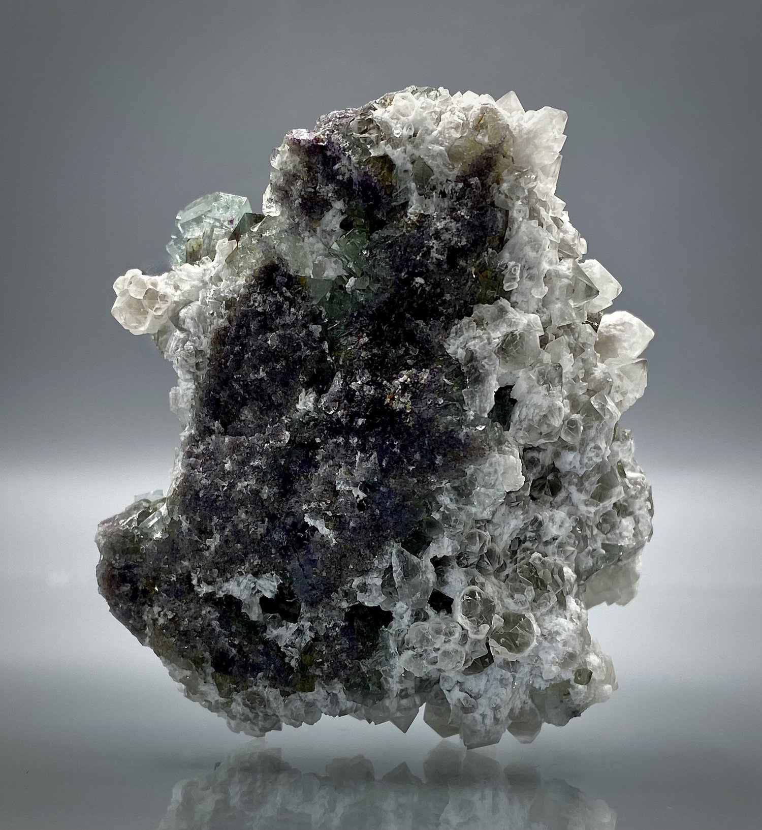 JB Gems and Minerals - Prase Quartz & Tremolite, Greece