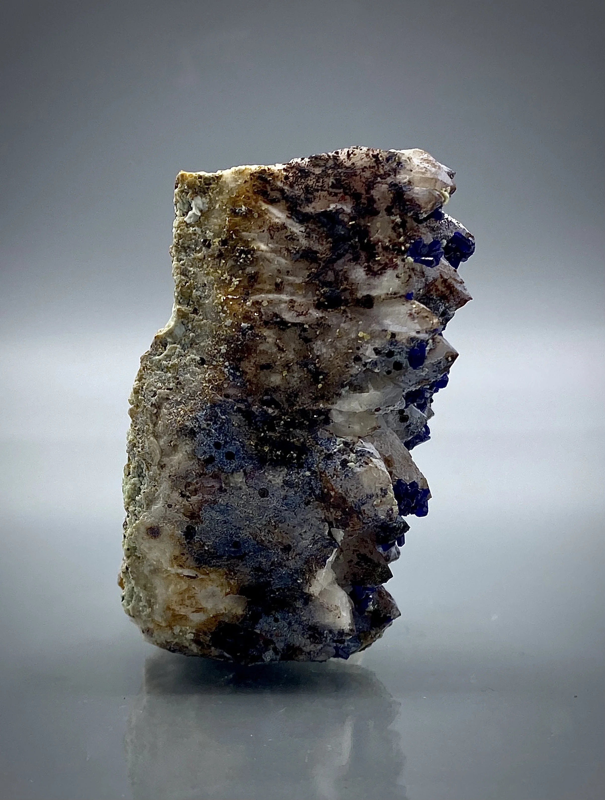 JB Gems and Minerals - Prase Quartz & Tremolite, Greece