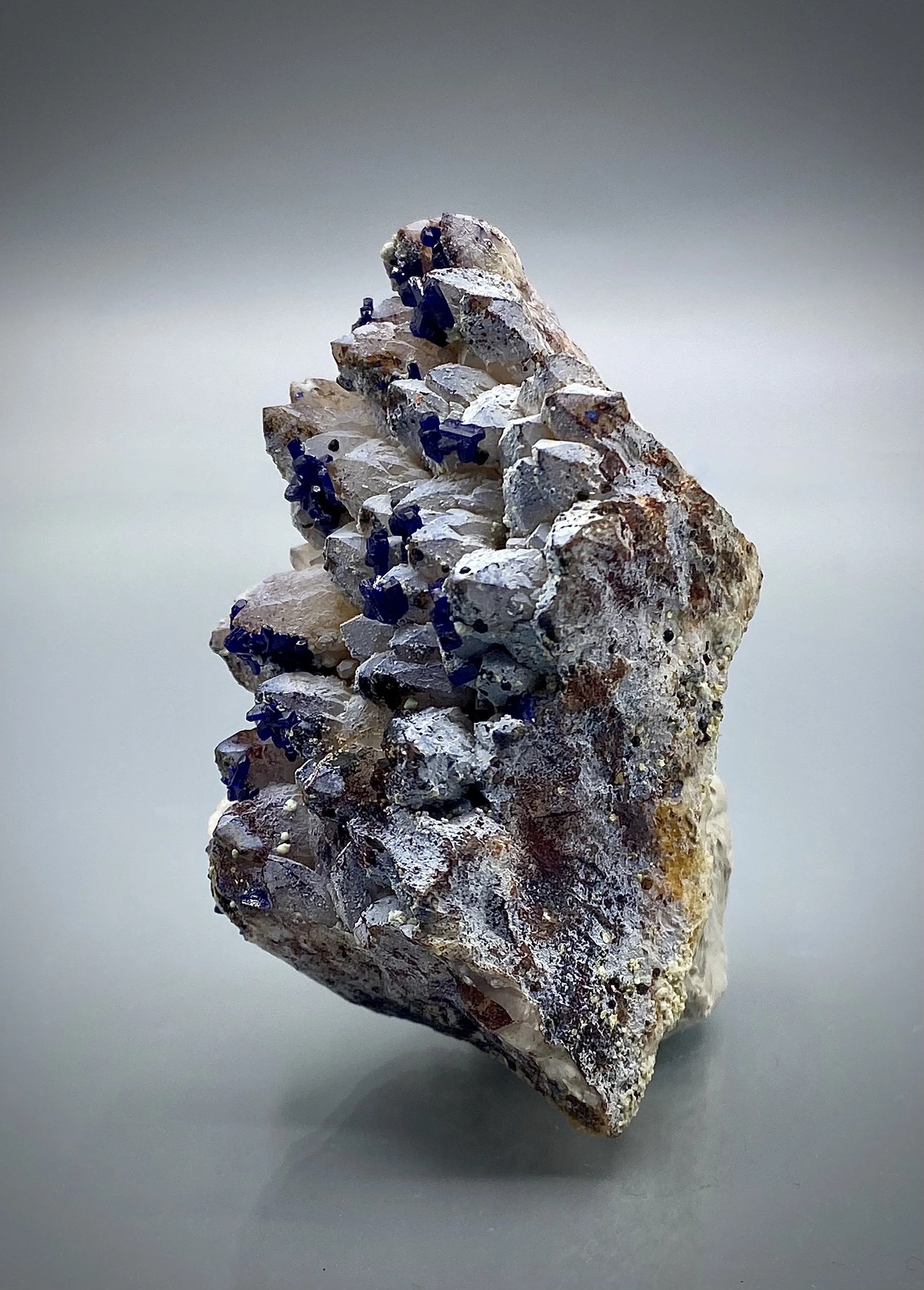 JB Gems and Minerals - Prase Quartz & Tremolite, Greece