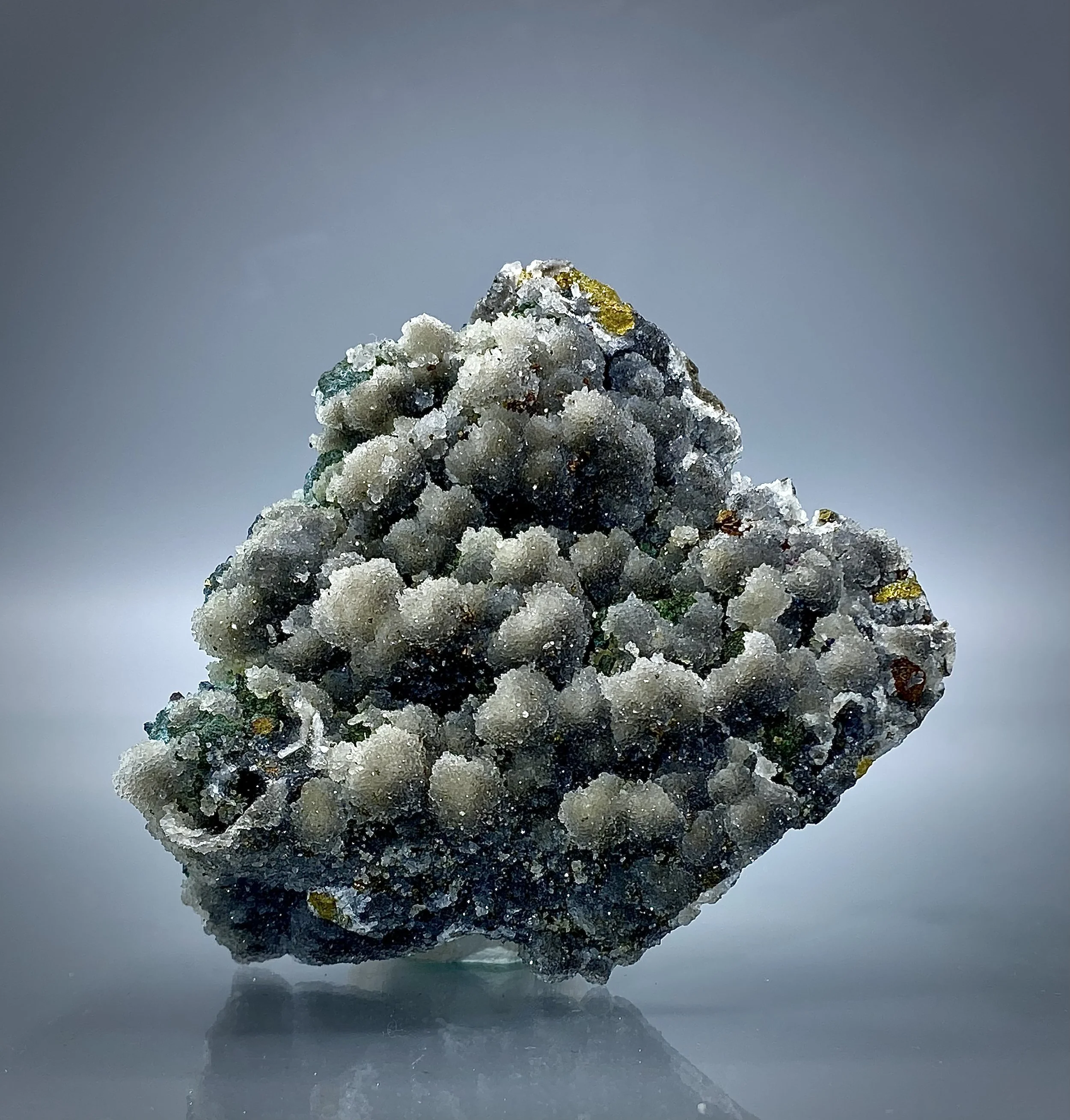 JB Gems and Minerals - Prase Quartz & Tremolite, Greece