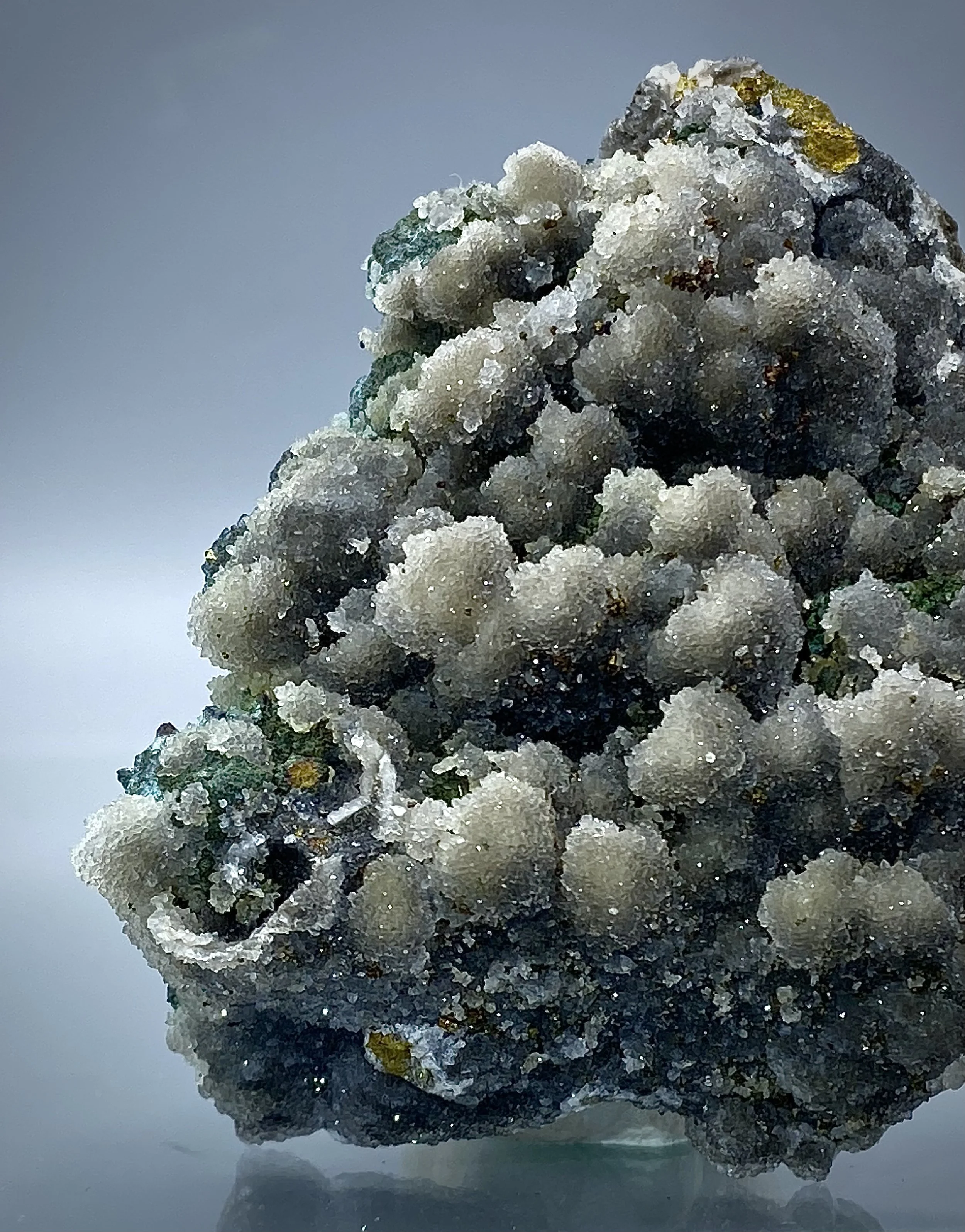 JB Gems and Minerals - Prase Quartz & Tremolite, Greece