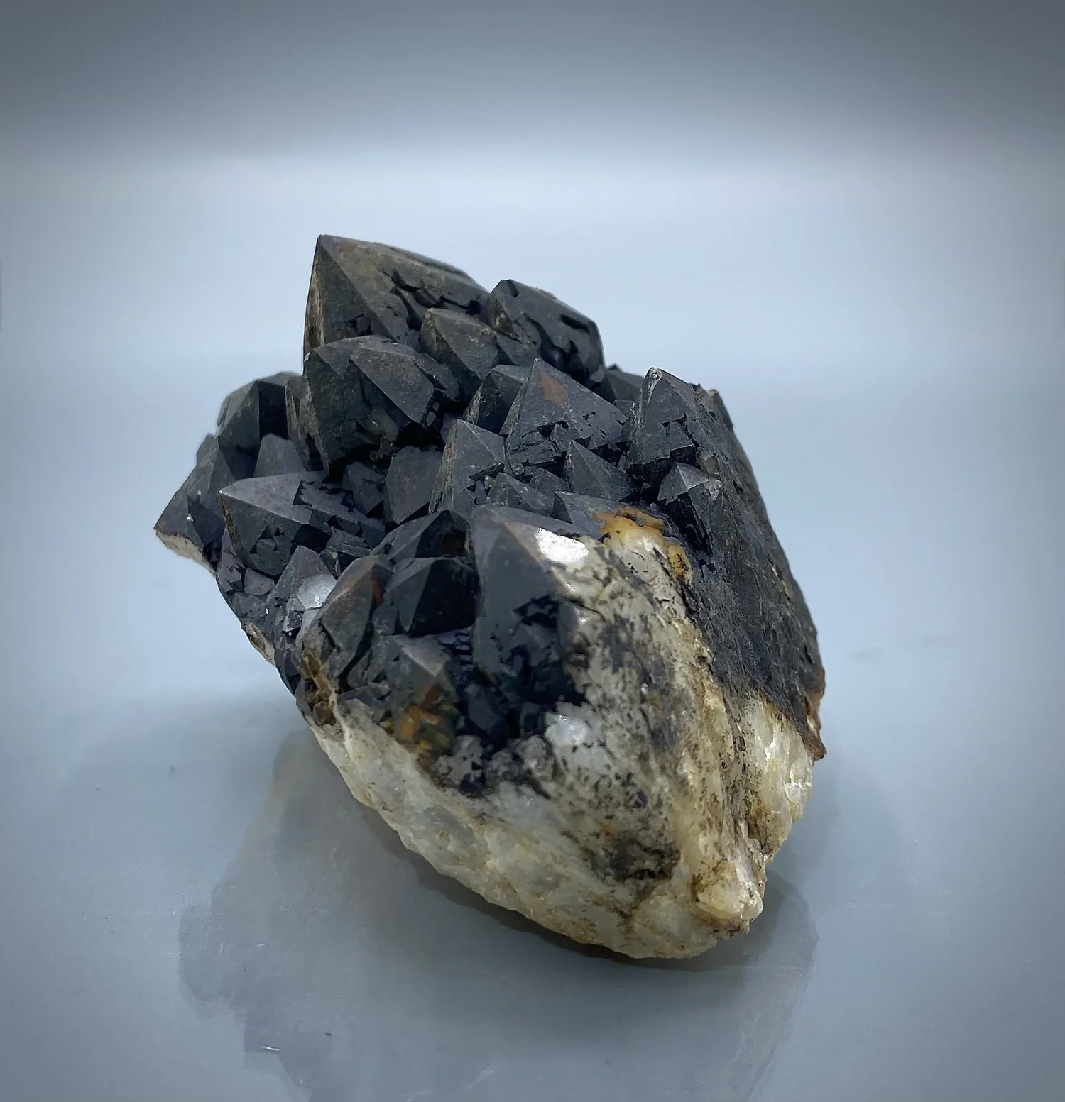 JB Gems and Minerals - Prase Quartz & Tremolite, Greece