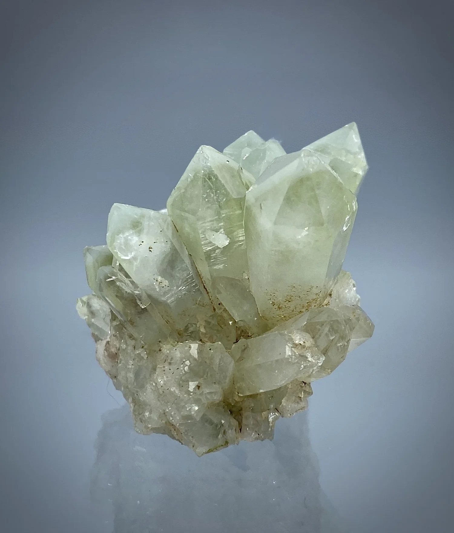 JB Gems and Minerals - Prase Quartz & Tremolite, Greece