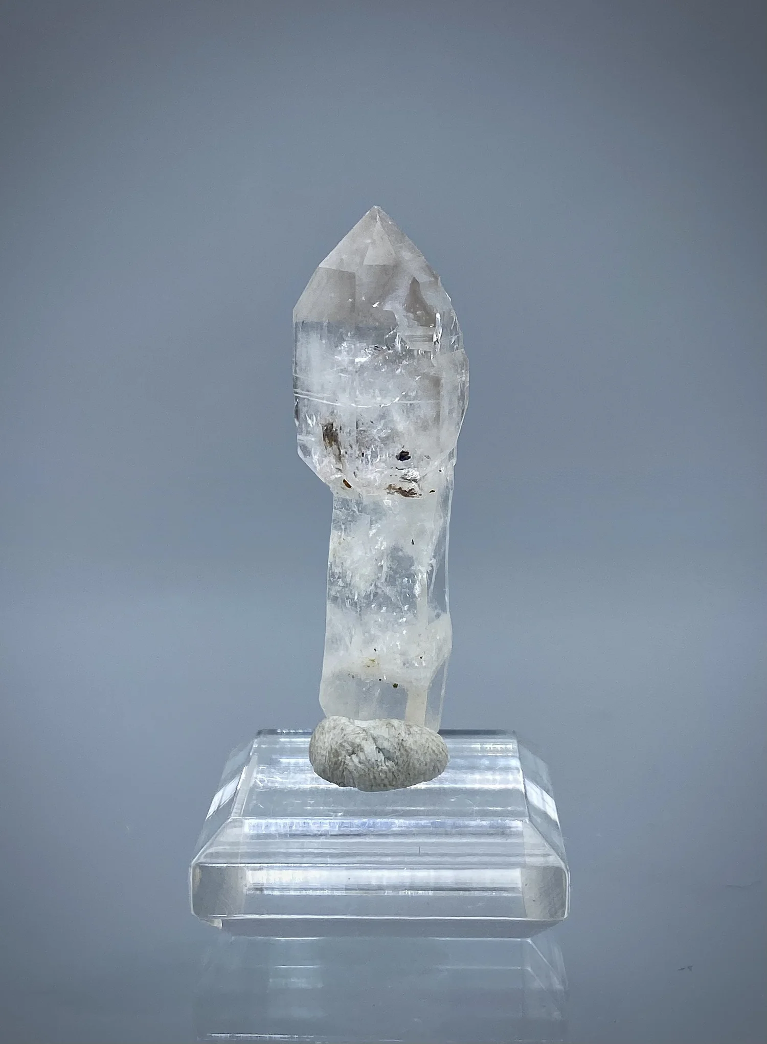 JB Gems and Minerals - Prase Quartz & Tremolite, Greece