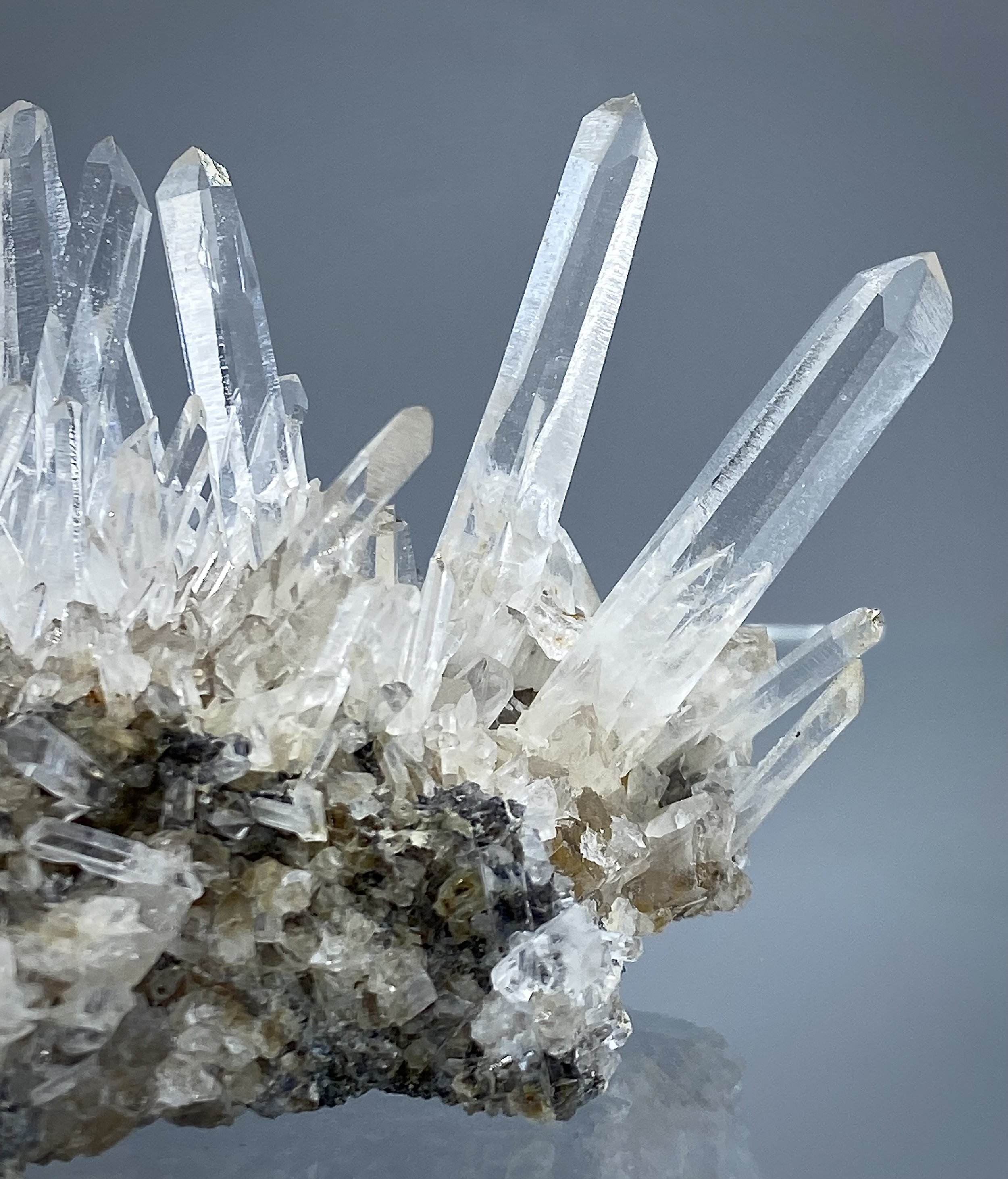 JB Gems and Minerals - Prase Quartz & Tremolite, Greece