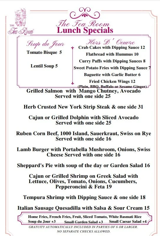 The Tea Room Miami | at Cauley Square | Tea Room Miami