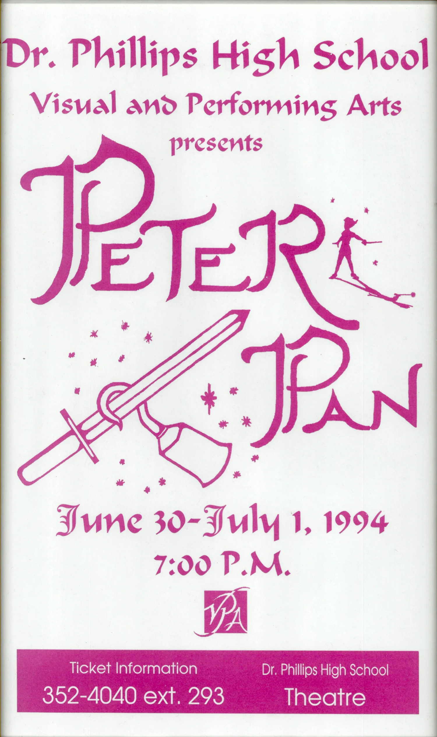Peter Pan — Dr. Phillips High School Theatre Magnet