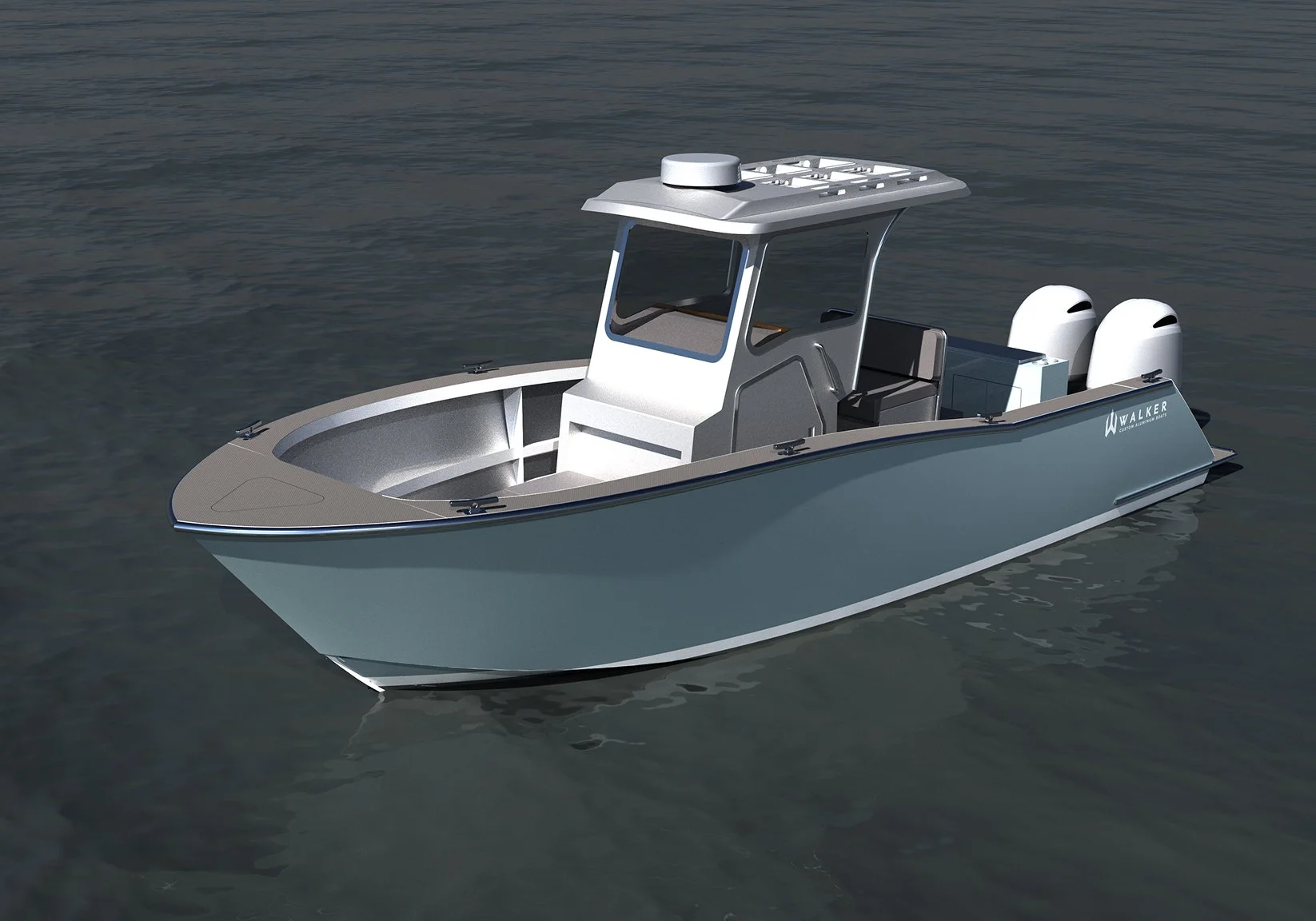 Center Console 23 — Walker Aluminum Boats