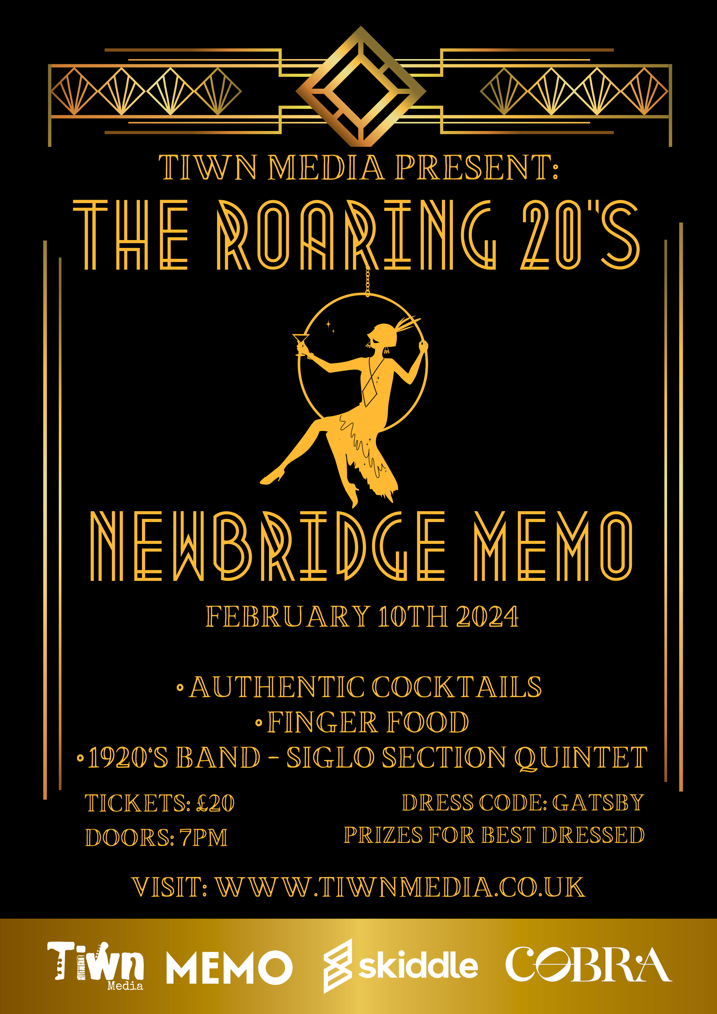 - POSTPONED- The Roaring 20’s — Newbridge Memo