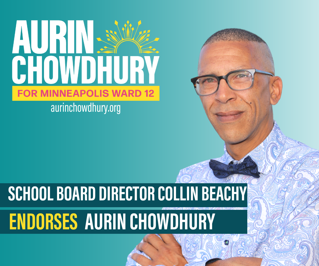Endorsements — Aurin Chowdhury for Ward 12 City Council
