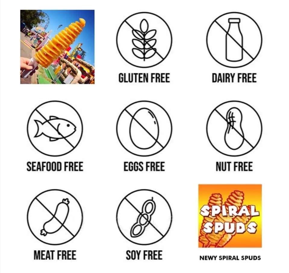 Menu — Newcastle Spiral Spuds