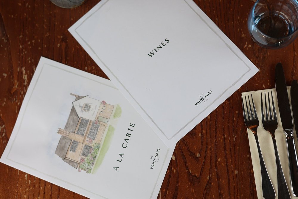 Menu — The White Hart