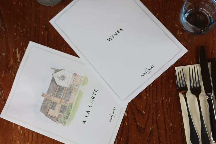 Menu — The White Hart