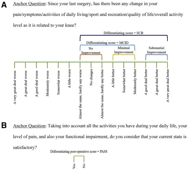 THE MINIMAL CLINICALLY IMPORTANT DIFFERENCE, SUBSTANTIAL CLINICAL BENEFIT, AND PATIENT ...